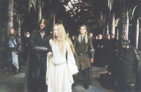 Aragorn And Éowyn In The Meduseld Palace