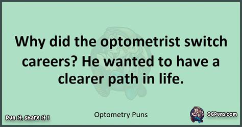 240 Optometry Puns A Spectacle Of Wordplay