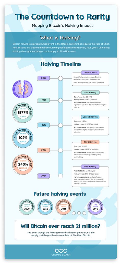 Bitcoin Halving Infographic Visualistan