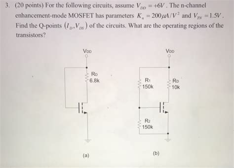 Solved Points For The Following Circuits Assume Vpp Chegg