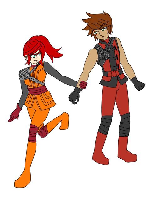 Skylor And Kai Masters Of Spinjitzu Amino