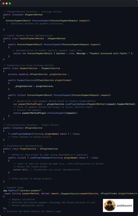 Mohammad Hasan Hosseini On Linkedin Dotnet Designpatterns Ddd