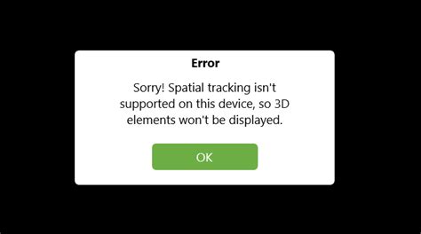 vuforia view error in laptop desktop version ptc community