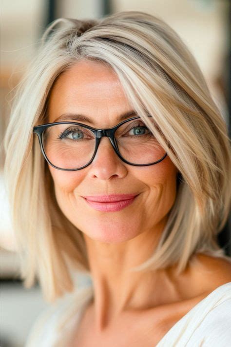 32 Chic Hairstyles For Women Over 50 With Glasses Artofit