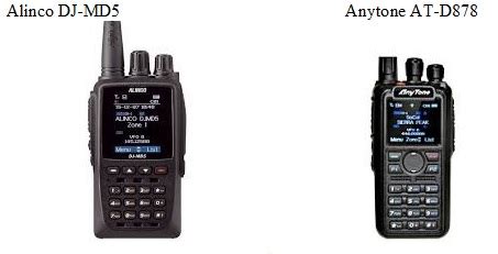 Comparativo com alguns rádios DMR DMR BRASIL