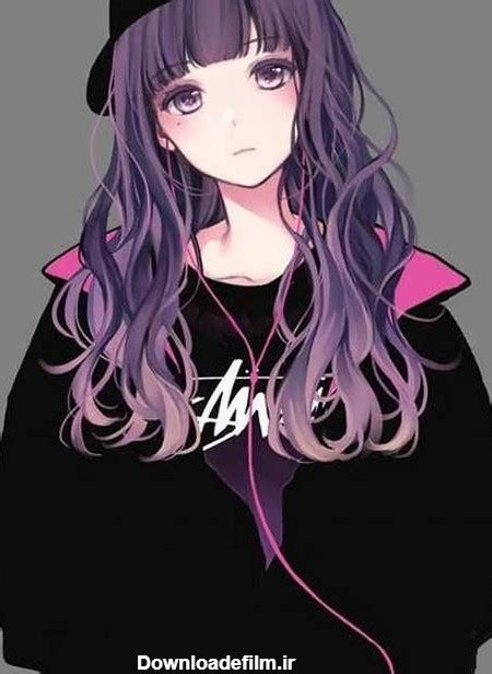 عکس های انیمه ای بنفش