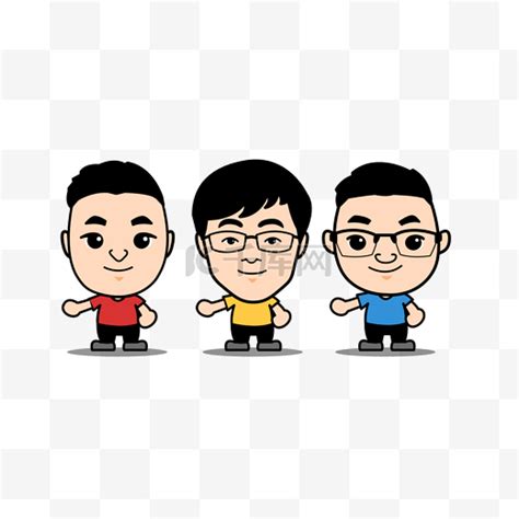 卡通人大头图片 卡通人大头图片素材免费下载 千库网