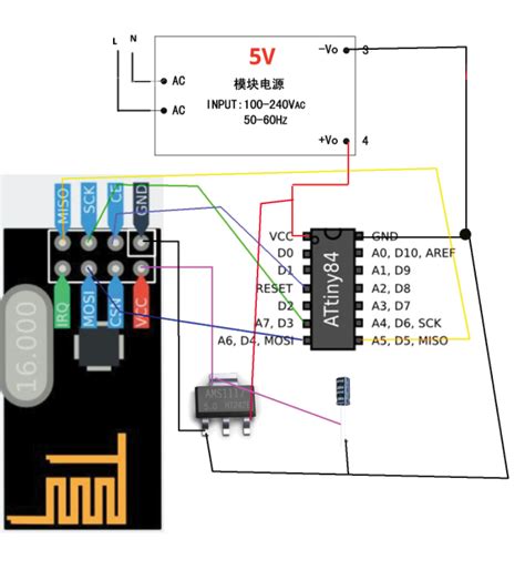 Bug With Attiny84 And Nrf24l01 Networking Protocols And Devices