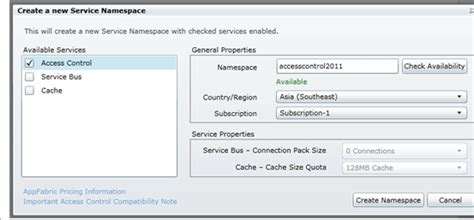 Windows Azure Appfabric Access Control Service Portal
