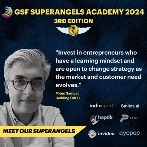 Gsf On Linkedin Gsf Superangels Academy 3rd Edition 💫 Learn The Art Of