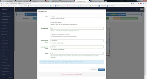 Duration Of Traffic Widget Get Help Xibo Community