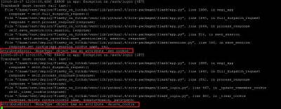 python flask gunicorn nginx occur attributeerror nonetype has no