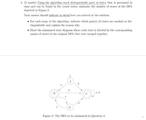 Solved 4 3 Marks Using The Algorithm Mark Distinguishable