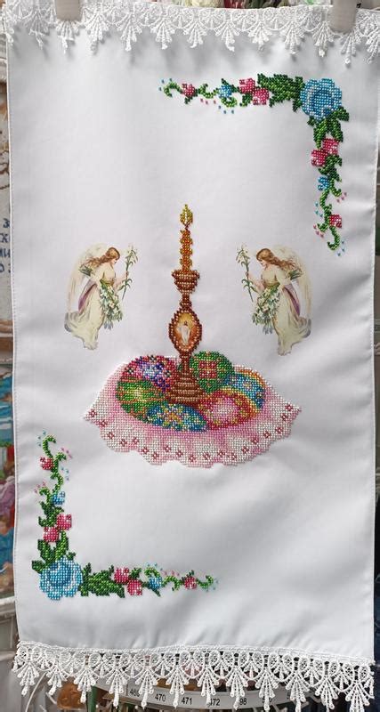Рушник вишитий чеським бісером — ціна 850 грн у каталозі Все для свята