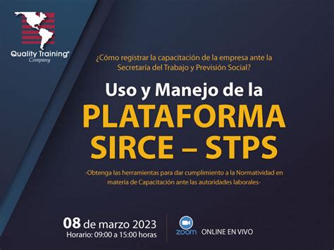 Plataforma Sirce Stps Quality Training