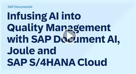 Sap Document Ai — The Roadmap For Seamless Documen Sap Community