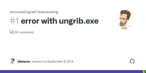 Error With Ungrib Exe Issue Ebimodeling Wrf Downscaling GitHub