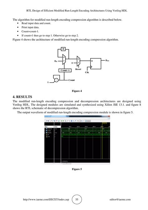 Rtl Design Of Efficient Modified Run Length Encoding Architectures Using Verilog Hdl Pdf