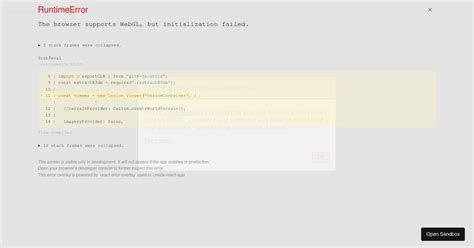 Export Tiles Codesandbox