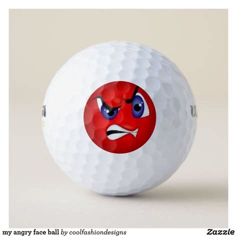 My Angry Face Ball Zazzle Angry Face Ball Red Artwork