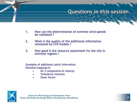 PPT VALIDATION OF COMPUTATIONAL FLUID DYNAMICS METHODOLOGY FOR WIND TURBINE PowerPoint