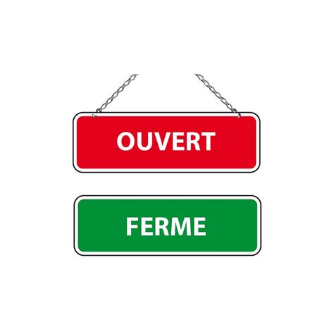Pancarte Occupé Libre Pour Porte Direct Signalétique
