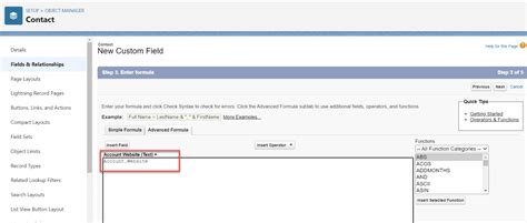 Cross Object Formula Field In Salesforce Salesforce Faqs