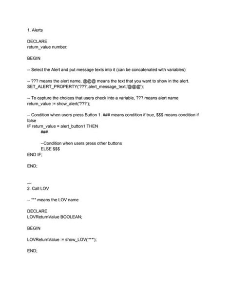 Source Codes For Alerts Lovs And Reports Generation Database Pdf