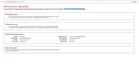How To Configure Perl Files In Iis 10 Stack Overflow