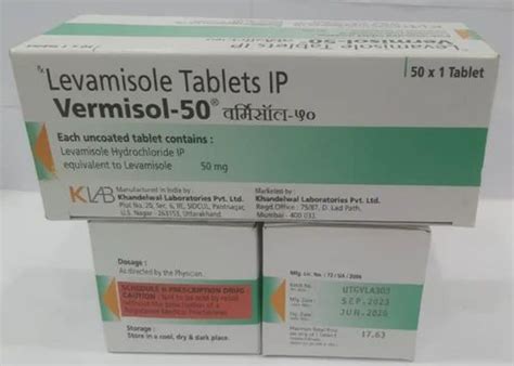 Levamisole 50mg Tablet At ₹ 750box Dicaris In Nagpur Id 2853677869933