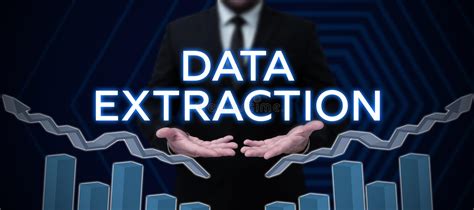hand writing sign data extraction conceptual photo act or process of
