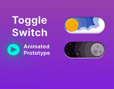 Interactive Toggle Switch Music Player Behance