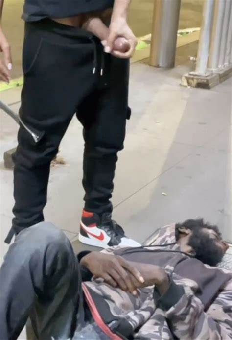 Got Caught Nutting On Homeless Man Got Caught Nutting On Homeless Man