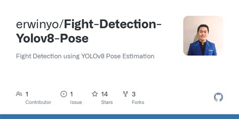 Github Erwinyofight Detection Yolov8 Pose Fight Detection Using Yolov8 Pose Estimation