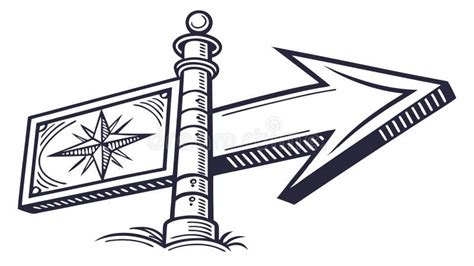 Direction Arrow Sign Navigation And Guidance Symbol Vector Design Generative Ai Stock Vector