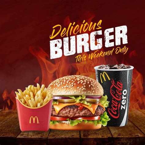 Mahek Babariya On Linkedin Burger Cocacola Banerdesign Ui