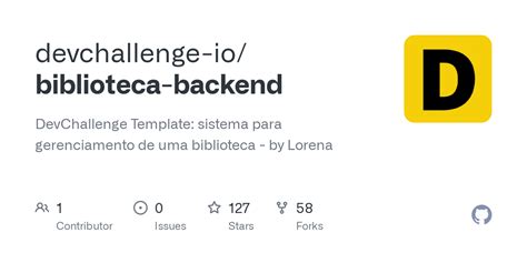 Github Devchallenge Io Biblioteca Backend Devchallenge Template
