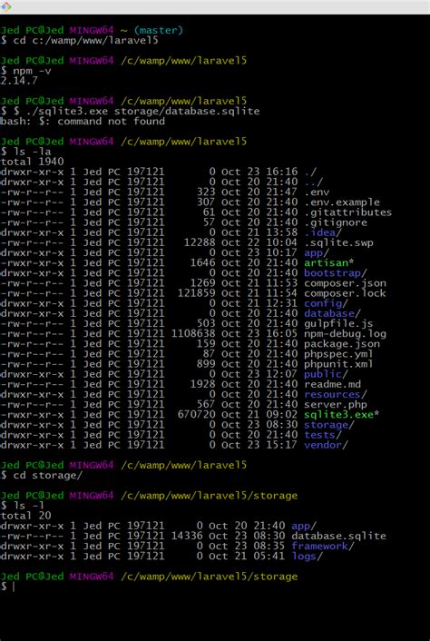 Cant Open Sqlite On Git Bash Stack Overflow