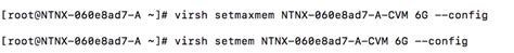 resizing a cvm using command line virtual building blocks