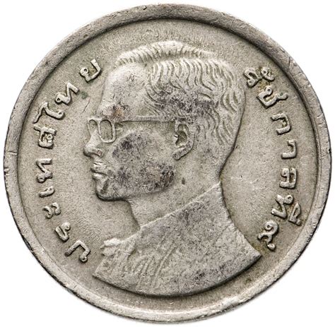 Монета Таиланд 1 бат (baht) 1977 стоимостью 101 руб.