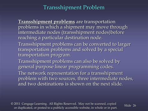 Ppt Chapter 6 Transportation Assignment And Transshipment Problems