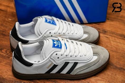 Giày adidas Samba Triple Layer White Black Trắng Đen Rep