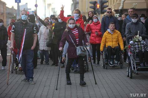 Беларусийн эсэргүүцэл Эсэргүүцэлд хөгжлийн бэрхшээлтэй иргэд нэгдэв