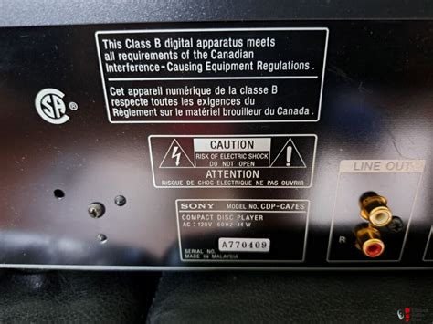 Cdp Ca7 Es Brand New Never Used Photo 4593815 Us Audio Mart