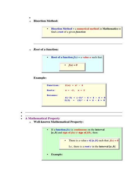 Bisection Method Pdf Software Engineering Computer Programming