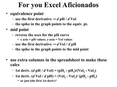 Titrationcurves Find The Equivalence Point Ppt