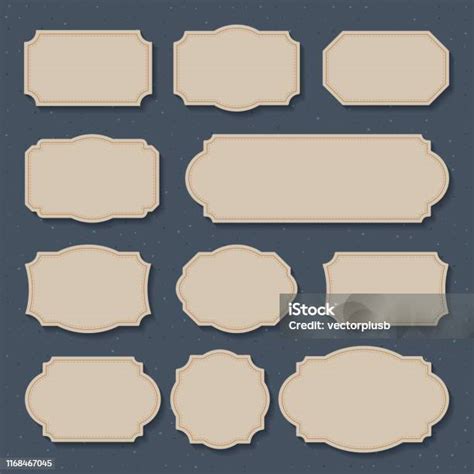 벡터는 빈티지 레이블과 프레임을 설정합니다 인사말 카드 또는 초대장의 요소를 디자인합니다 장식 텍스트 배경입니다 벡터