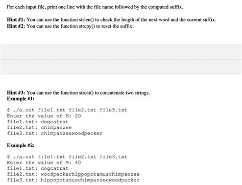 Solved Project 6 Program Design Problem File Suffix You