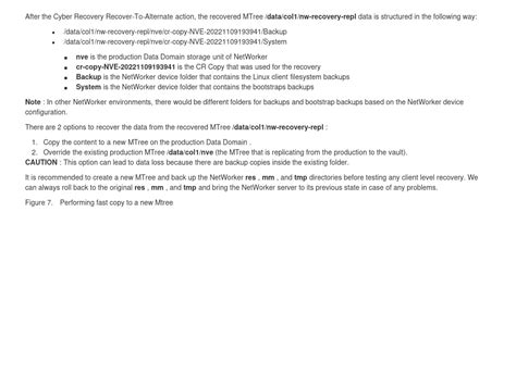 Recovery Options Dell Powerprotect Cyber Recovery Recovery From The