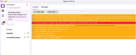 The Flipper App Does Not Show The App · Issue 4544 · Facebookflipper